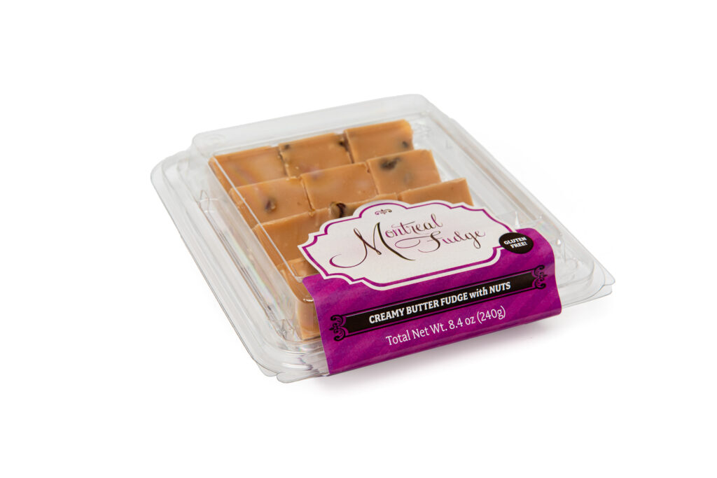 Creamy butter fudge with nuts - Authentik Fudge